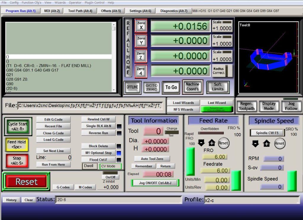 【CNCフライス】Artsoft Mach3ライセンス&スクリーン4 ホットキー割り当て | キラテクニカル