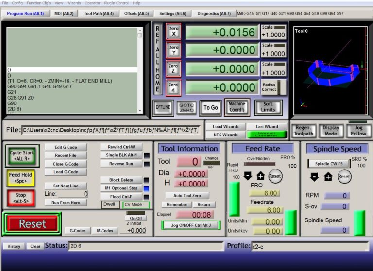 【CNCフライス】Artsoft Mach3ライセンス&スクリーン4 ホットキー割り当て | キラテクニカル